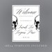 Morgana: Halloween Wedding Welcome Sign, Gothic Halloween Wedding Sign ...