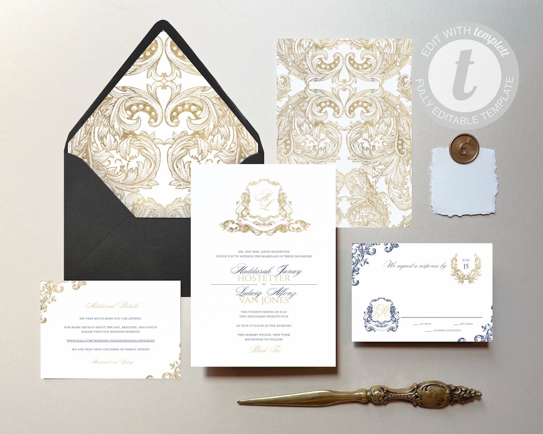 Medieval Wedding Invitations, Medieval Wedding Invitation Template ...