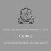 Clara: Favor Tag for Bridal Shower or Wedding, Welcome Bag Tag, Thank ...