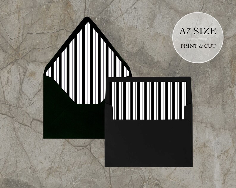 Envelope Flap Liner Template Envelope Liner Insert Printable - Etsy