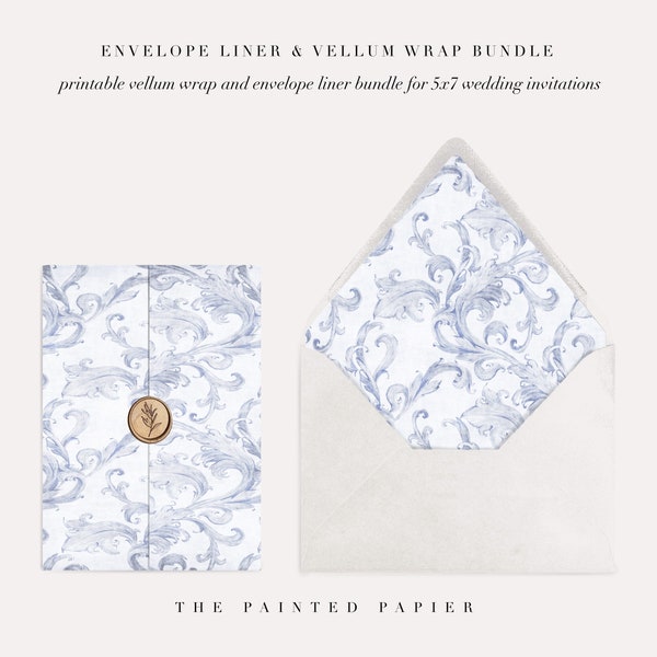 Printable Vellum Wrap Template - Etsy