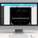 Brenna: Elegant Black Gold Welcome Sign, Black Gold Wedding Welcome ...