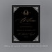 Brenna: Elegant Black Gold Welcome Sign, Black Gold Wedding Welcome ...