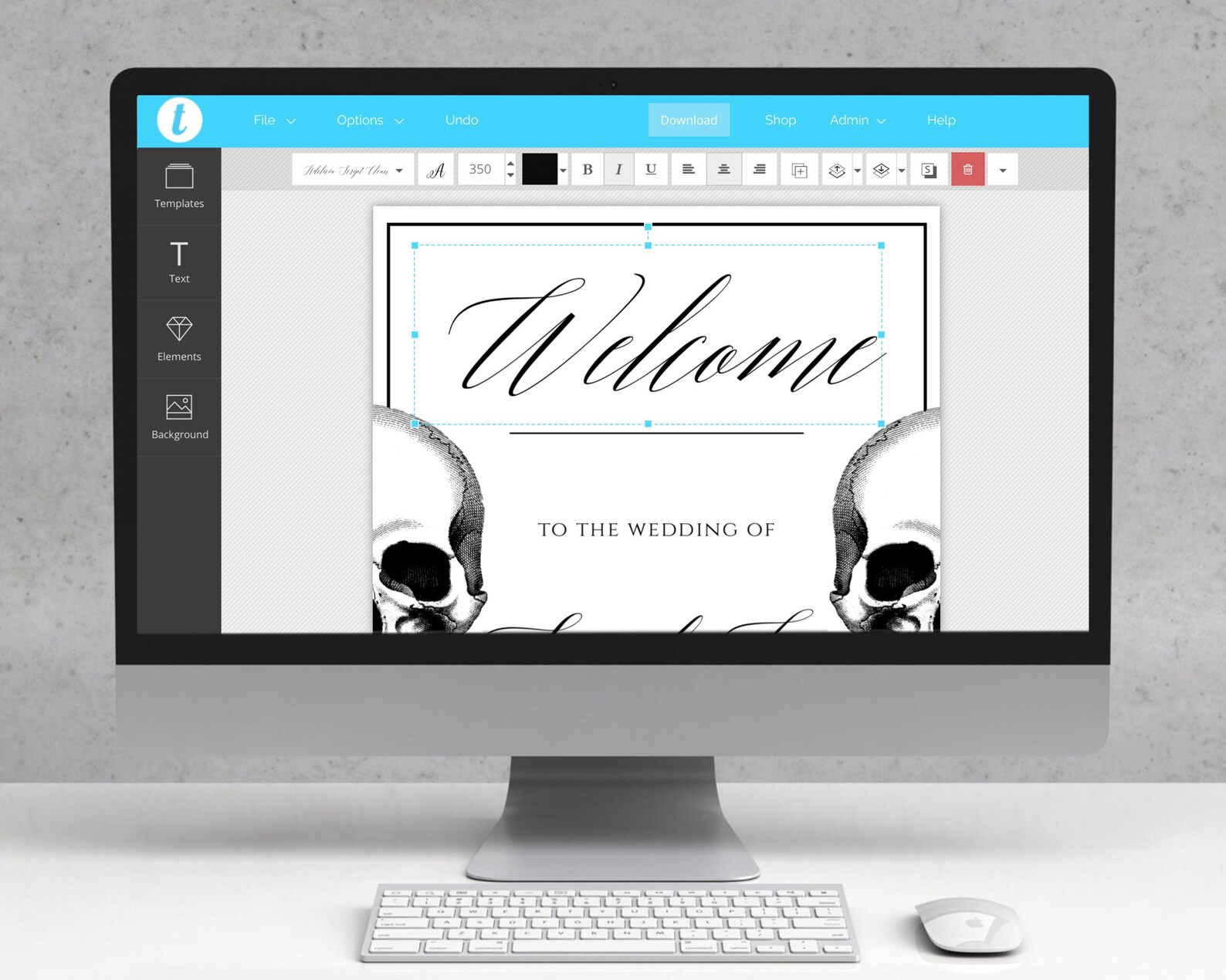 Morgana: Halloween Wedding Welcome Sign Gothic Halloween - Etsy