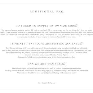 Farah | Dark Floral Wedding Invitation Set, Moody Floral Wedding ...