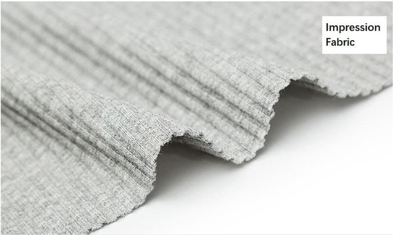Rib Knit Fabric Ribbed Cotton Fabric by the Half Yard Soft | Etsy
