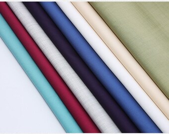 Wool Suiting Fabric Worsted Wool Fabric by the Half Yard | Etsy