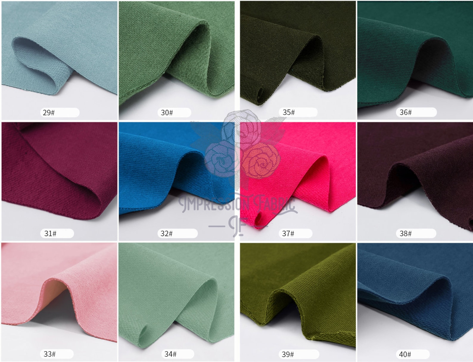 100% Cotton Knit Fabric Stretch Sweater Knit Fabric by the - Etsy