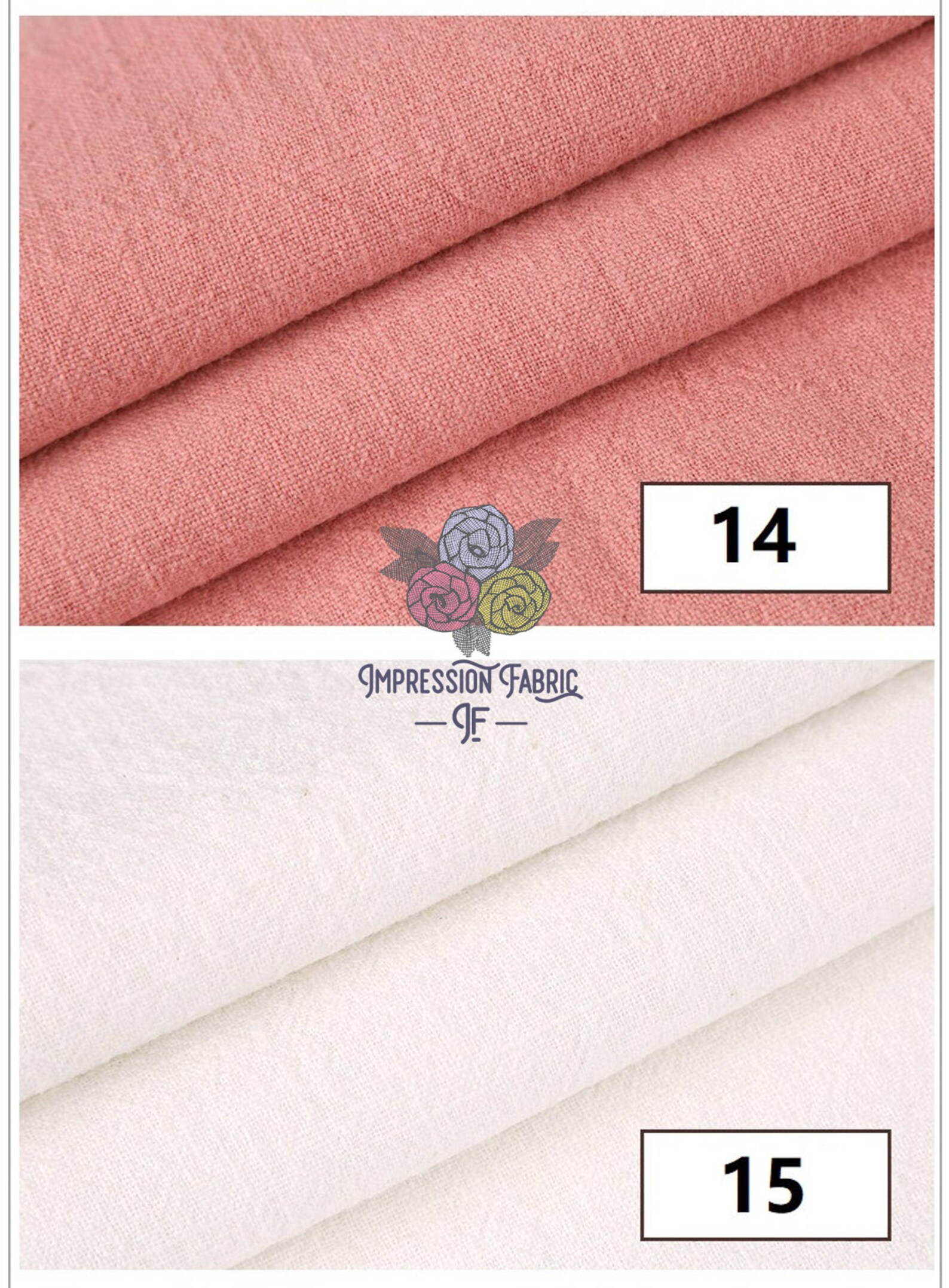 Washed Ramie Cotton Fabric Breathable Fabric Natural Sewing - Etsy