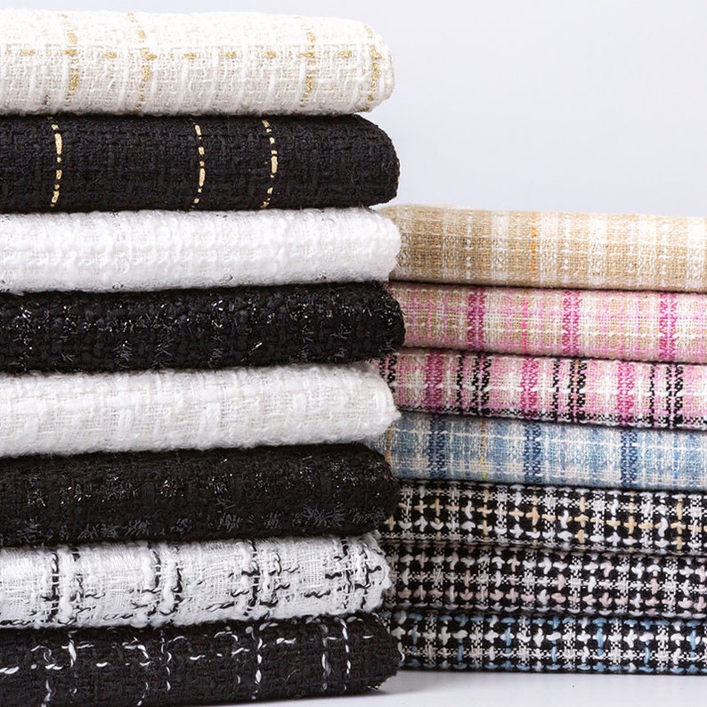 Boucle Fabric Tweed Fabric Boucle Stoff Coat Fabric by the - Etsy