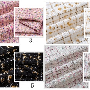 Boucle Fabric, Tweed Fabric, Boucle Stoff, Coat Fabric, by the Half ...