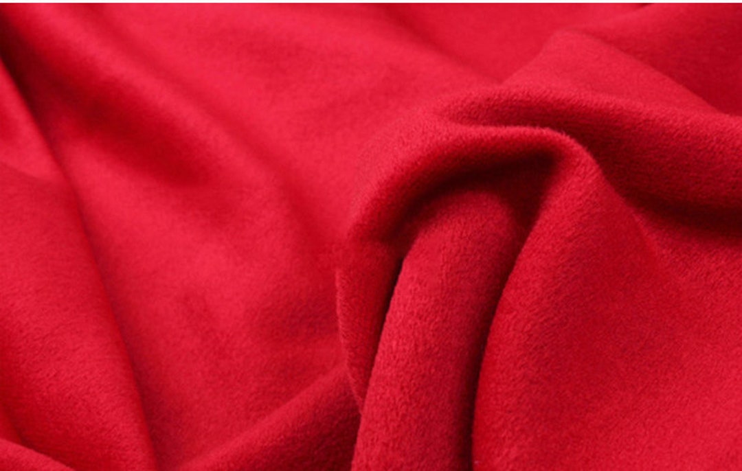 48 Colors One Side 100% Wool Fabric, Solid Heavy Woolen Fabric, Wool ...