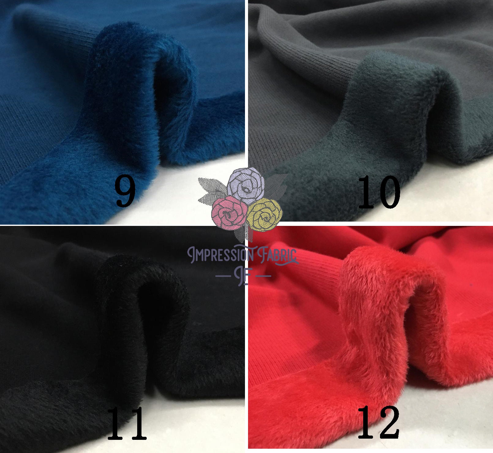 Luxury Thick Bonded Short Plush Knit Fabric Bonded Short Hair - Etsy