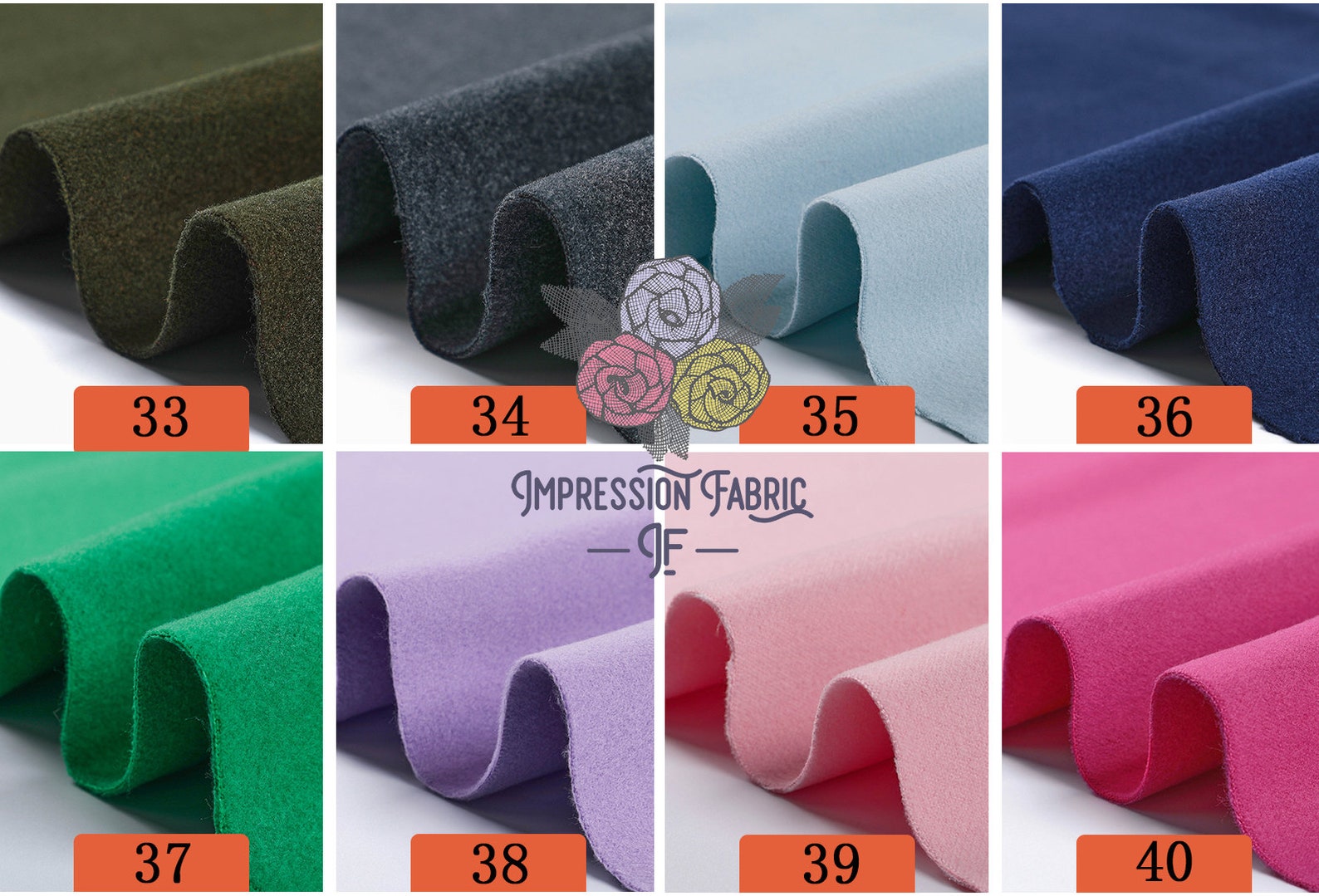 Double Faced Faux Wool Fabric Felt Fabric Fleece Fabric by - Etsy