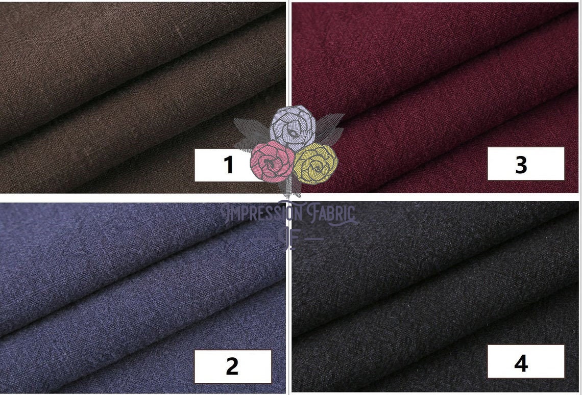 Washed Ramie Cotton Fabric Breathable Fabric Natural Sewing - Etsy