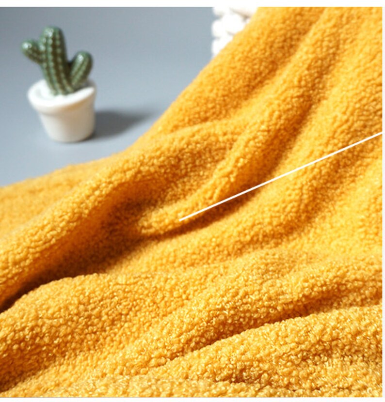 Teddy Plush Fabric Sherpa Fabric Fleece Fabric Curly Fabric by - Etsy