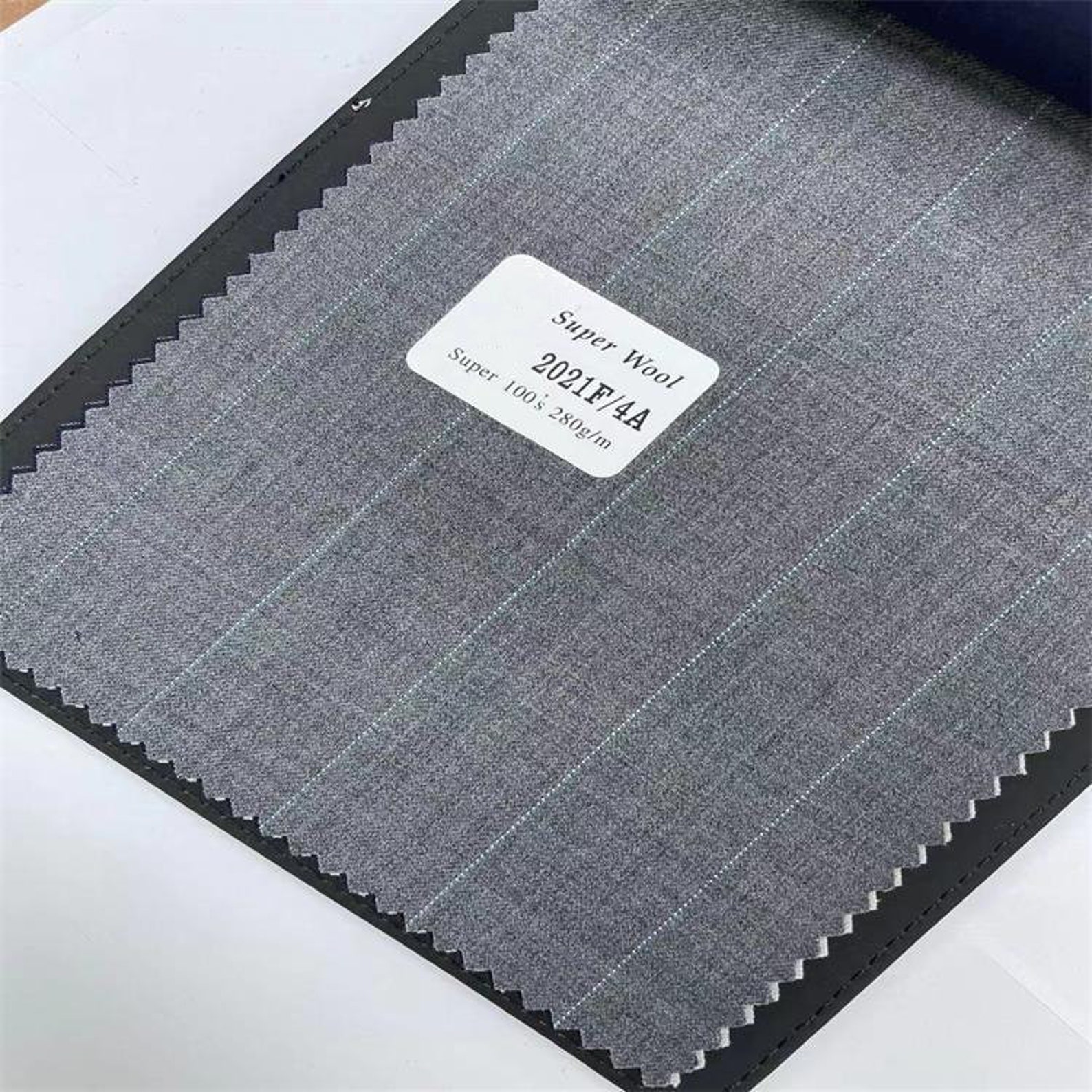 Worsted Stripe Suiting Fabric 50% Merino Wool Suit Fabric by - Etsy