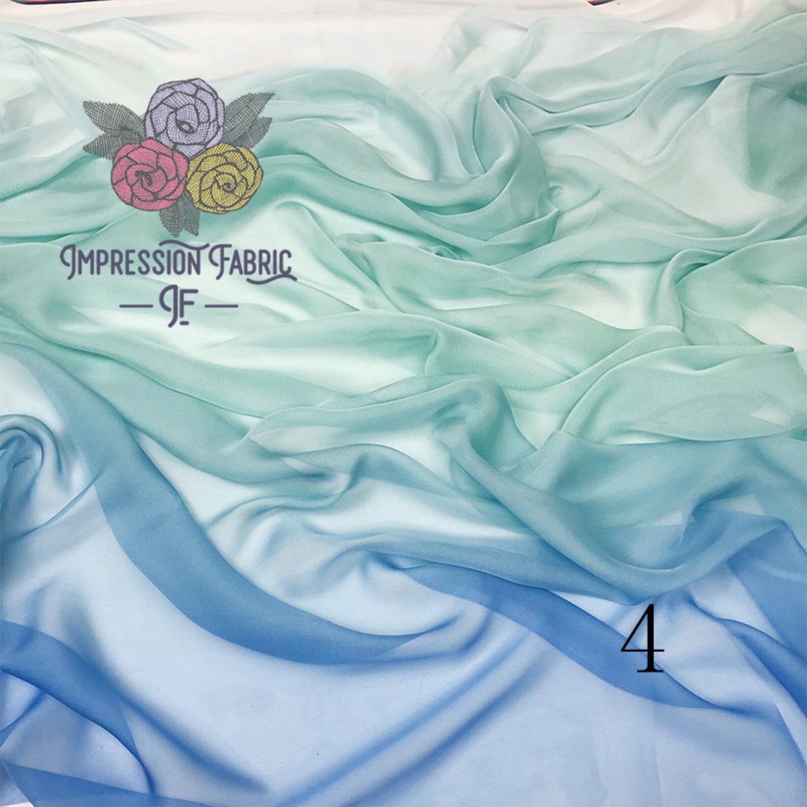 Ombre Chiffon Fabric Ombre Fabric Chiffon Fabric Sheer - Etsy UK