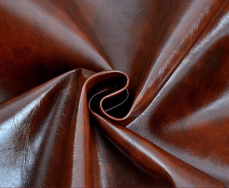 Tela de cuero sintético cuero PU cuero vegano tela de cuero | Etsy