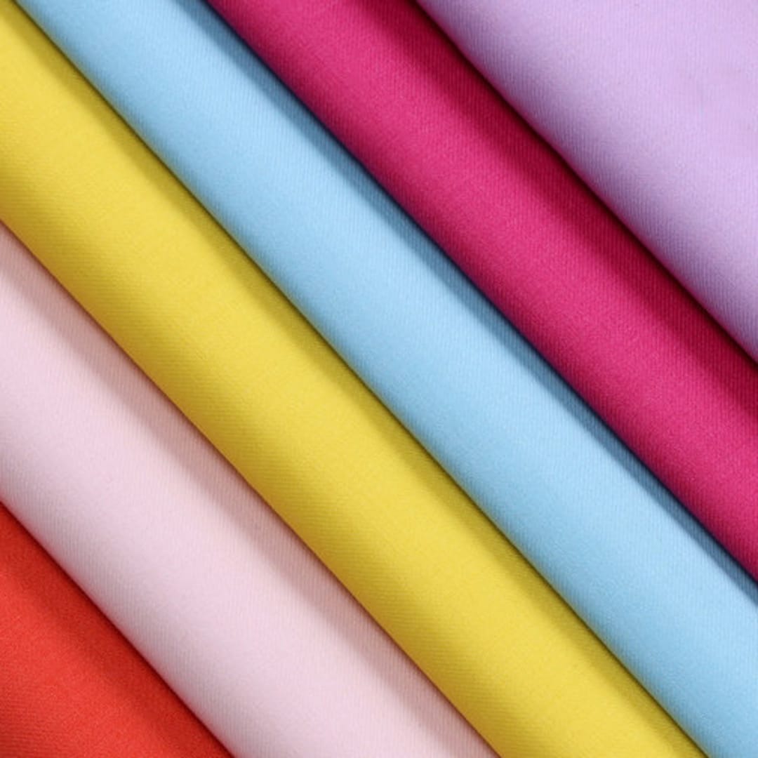 36 Colors 50% Merino Wool Suit Fabric, Solid Stretch Suiting Fabric by ...