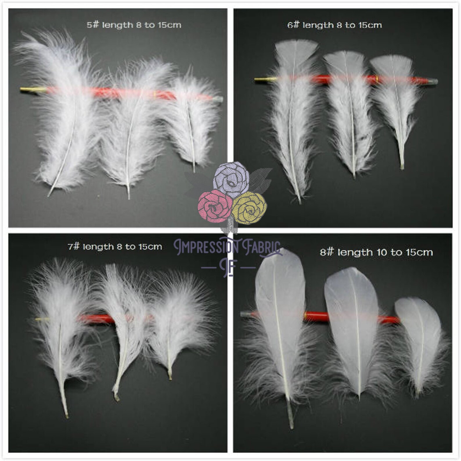 White Feathers Craft Feathers Natural Feathers Loose | Etsy