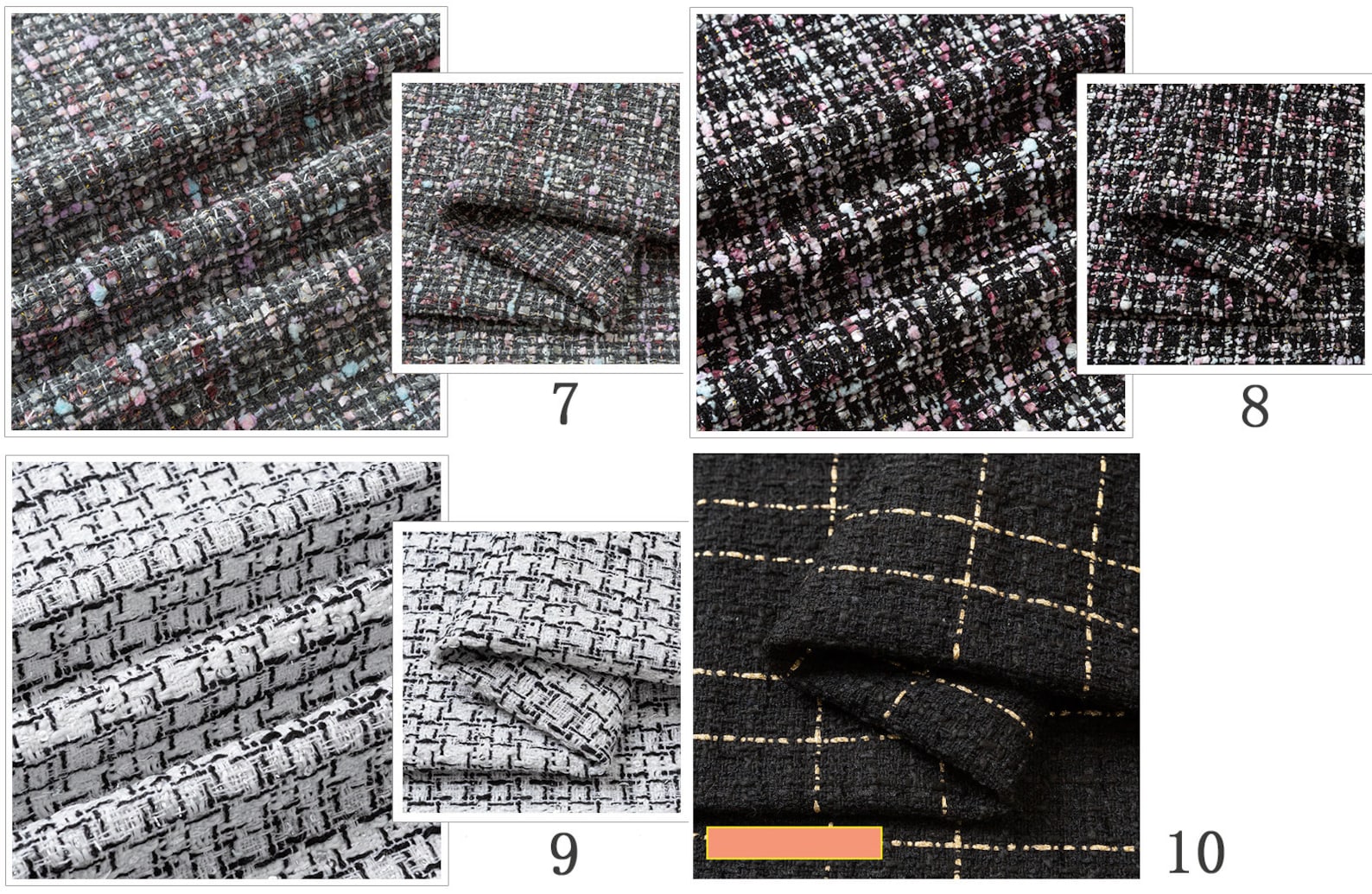 Boucle Fabric Tweed Fabric Boucle Stoff Coat Fabric by the - Etsy