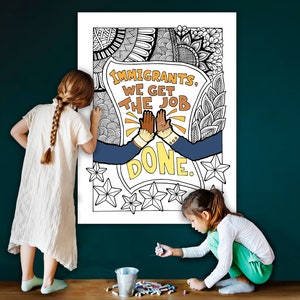 Immigrants We Get the Job Done Poster - Etsy