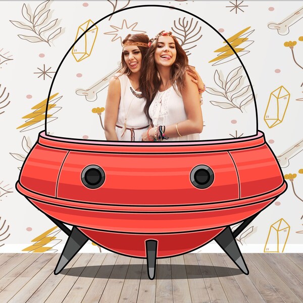 Spaceship Photo Backdrop - Etsy