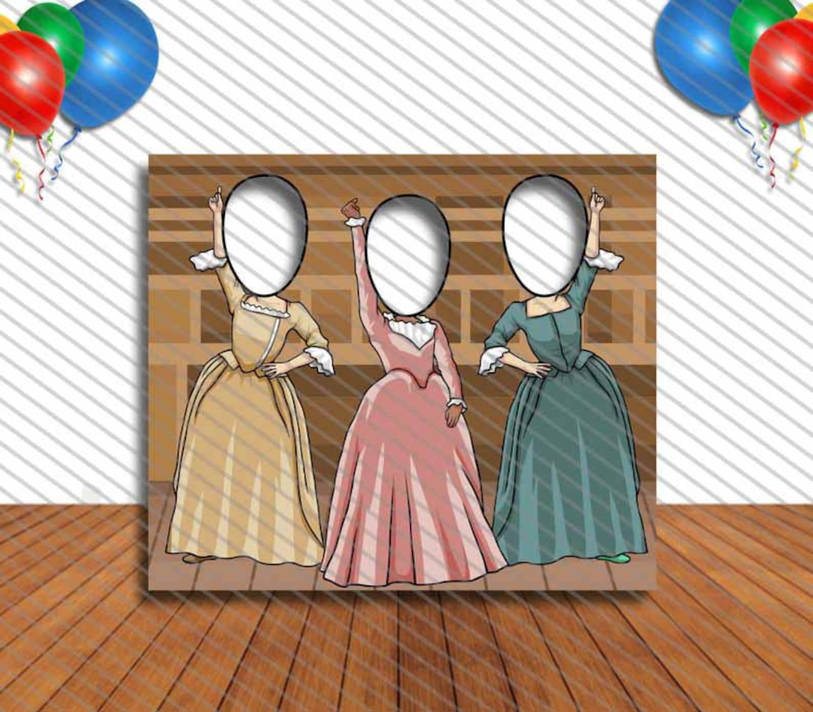 Hamilton Cutout Hole in Face Party Selfie Photo Prop - Etsy