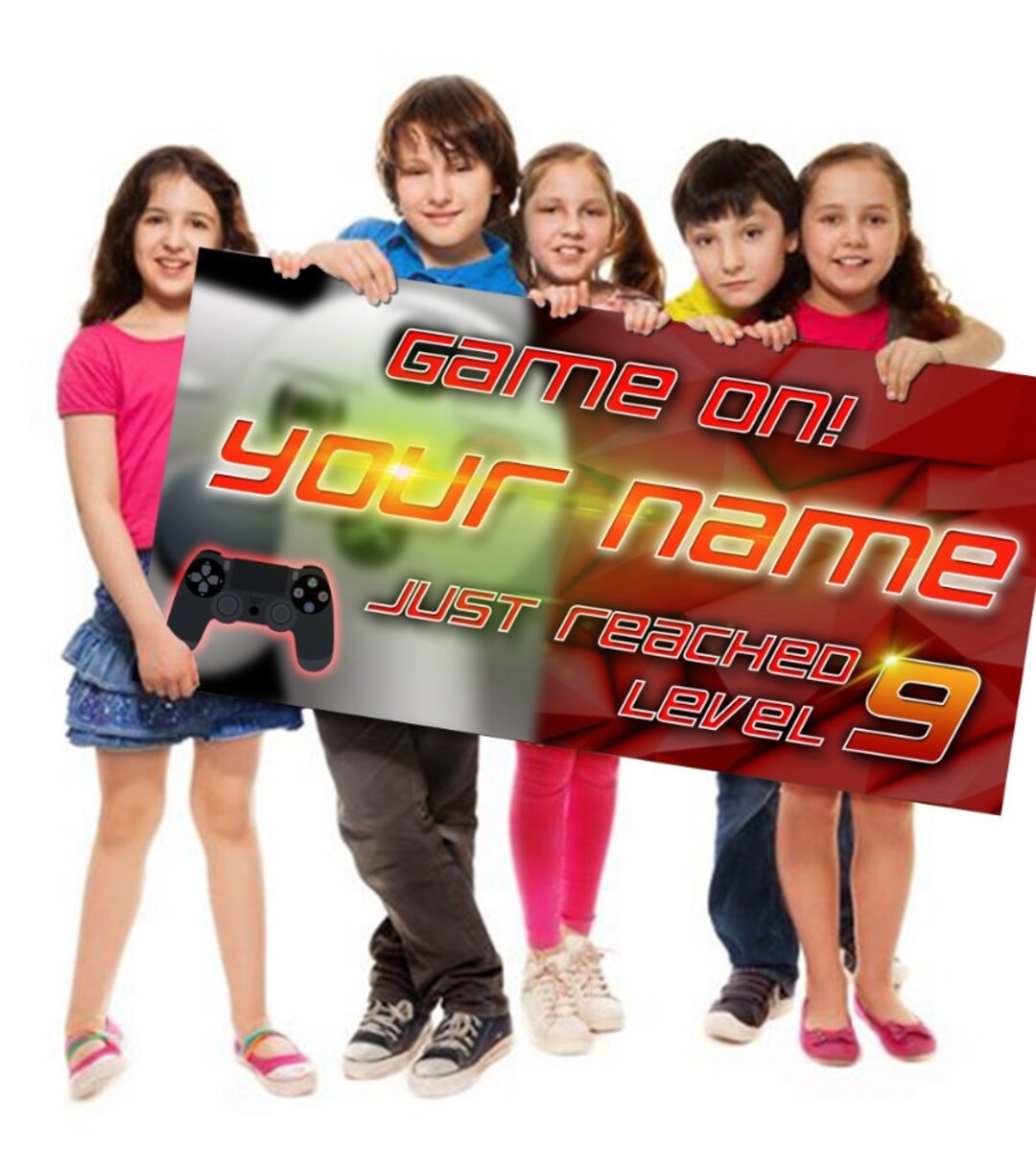 Gamer Banner, Birthday Banner, Video Game Banner, Playstation, PSX ...