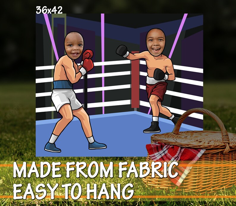 Boxing Theme Face Cutout 36x42 Photo Stand-in Party - Etsy