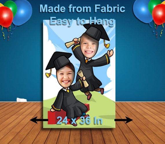 Shaking Head Acrylic Standee Custom Graduation Big Cutout Head On A ...