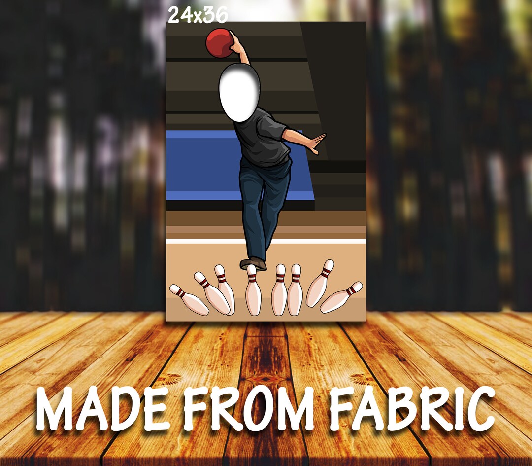 Bowling, Sports Theme, 24x36 Photo Standee, Face Hole Cutout, Face in ...