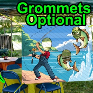 I Got A Fish, Fishing Face Cutout, Hole in Face, 36x42 Photo Stand-in ...