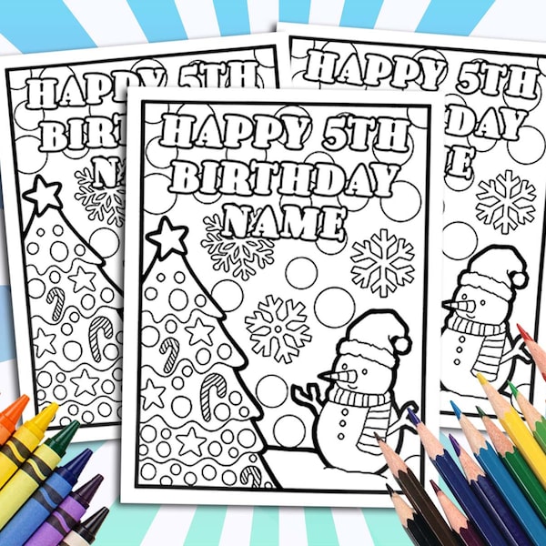 50th Birthday Coloring Pages - Etsy