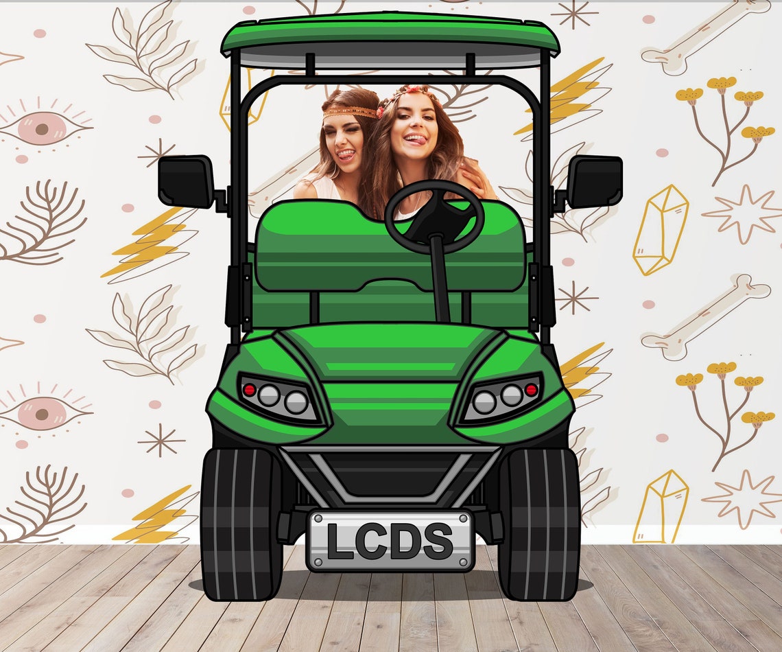 Green Golf Cart Photo Prop Toy Car DIY Personalized - Etsy