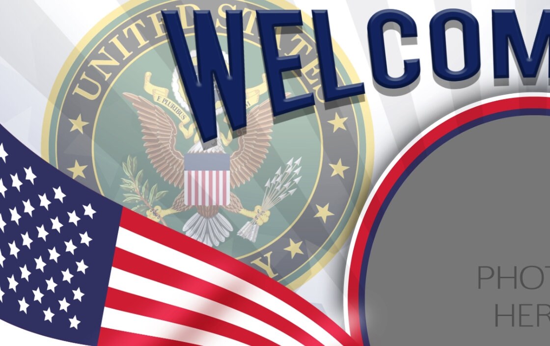 Welcome Home Military Banner Deployment Homecoming Banner | Etsy