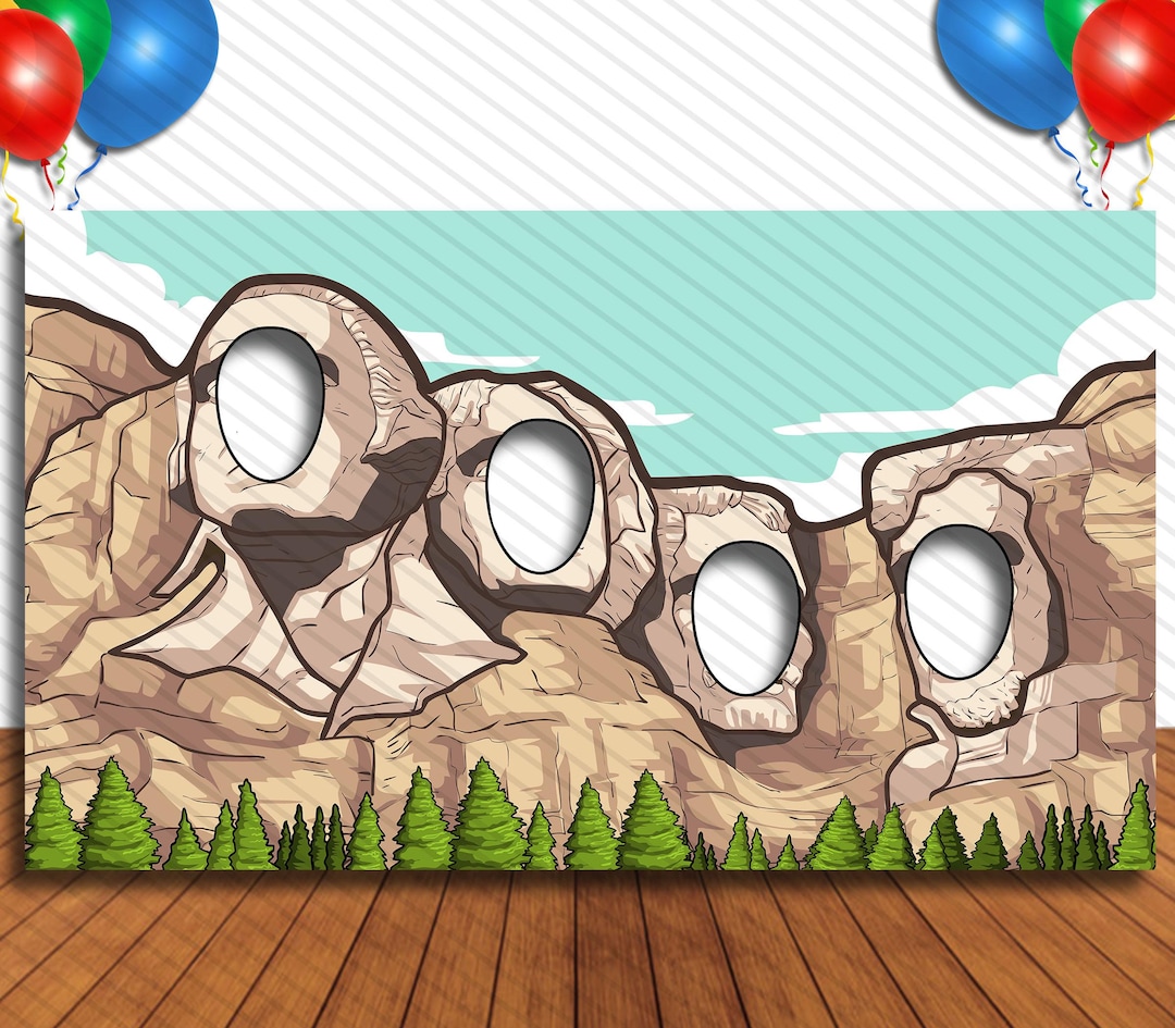 Mount Rushmore, National Memorial Event Decoration, 42x72" Photo ...