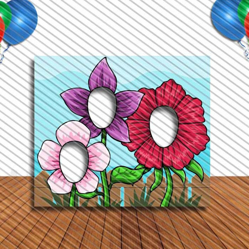 Selfie Backdrop Flowers - Etsy
