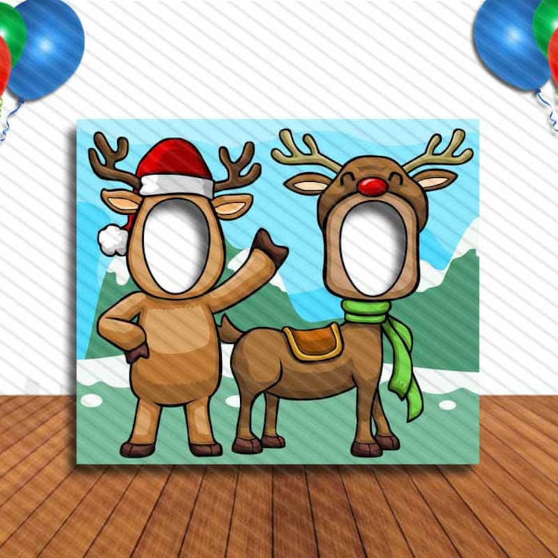 Reindeer Cut Outs - Etsy