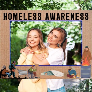 Homeless Awareness, DIY Photo Booth Props, Photo Booth Selfie Frame ...