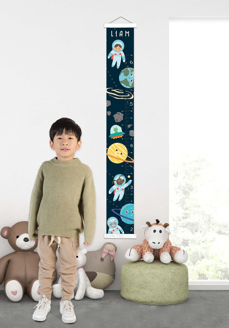 Personalized Outer Space Growth Chart: Kids Room Decor - Etsy