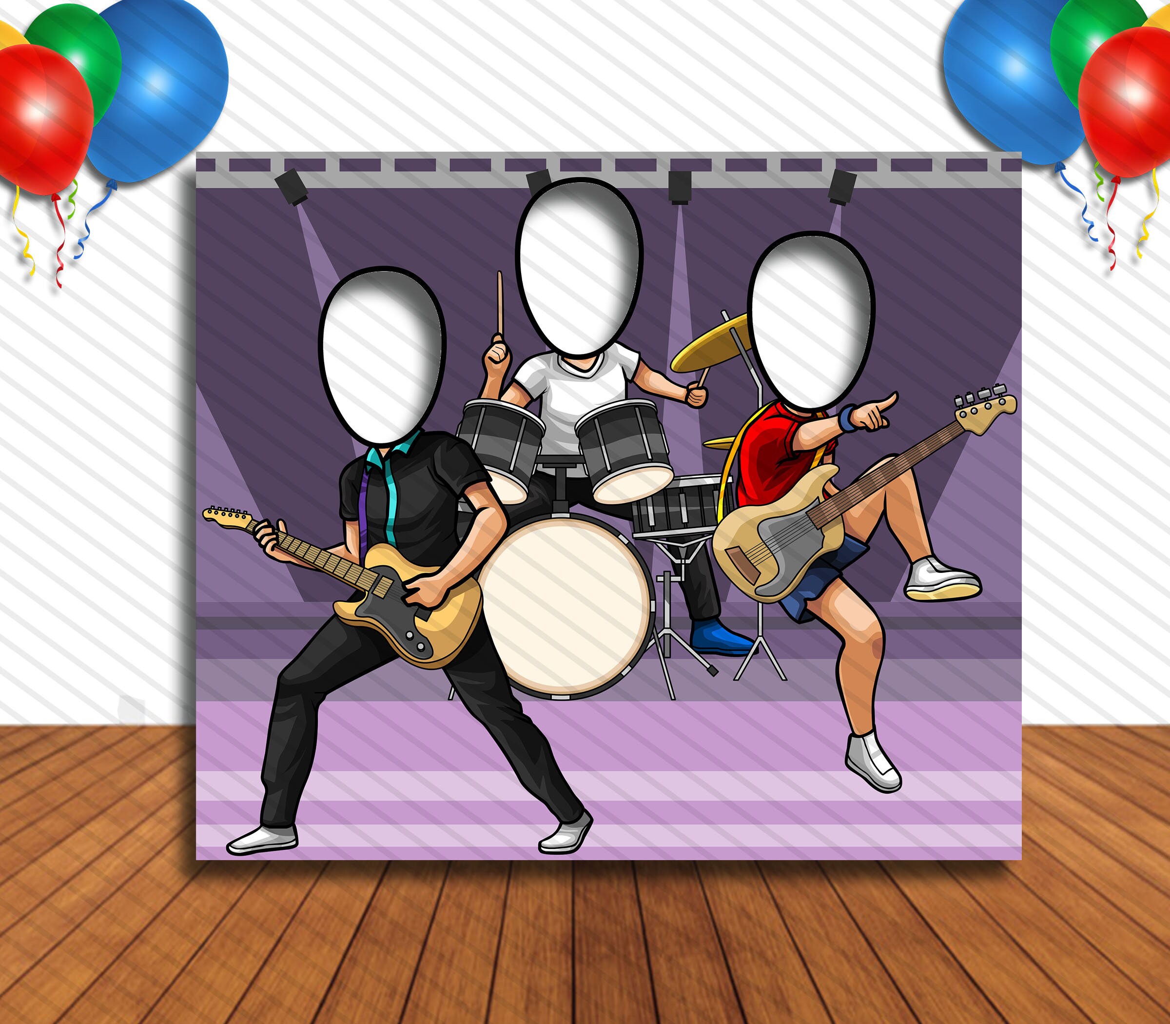 Hole in Face Party Selfie Photo Booth Prop Band and Orchestra ...
