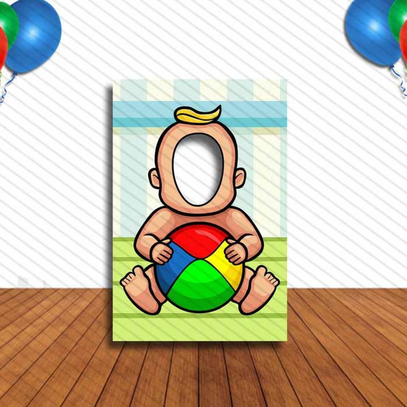 Baby Shower Face in Hole - Etsy