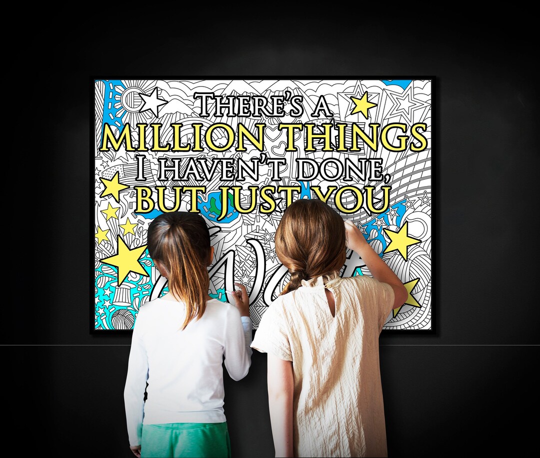 Alexander Hamilton Song Lyric Coloring Sheet, Large Hamilton Coloring ...