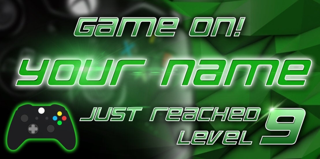 Gamer Banner Birthday Banner Video Game Banner Xbox - Etsy
