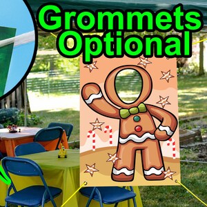 Gingerbread Man Face Cutout, Hole in Face, Party Selfie Photo Prop ...