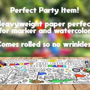 Dirt Bike Coloring Page, Custom Motocross Birthday Sheet, Jumbo ...