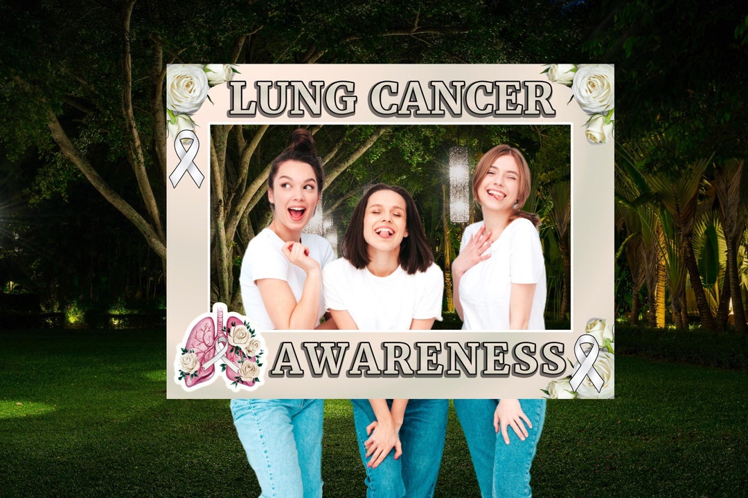 Lung Cancer Awareness, Lung Cancer Survivor, DIY Photo Booth Props ...