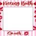 Kissing Booth Photo Frame, Valentine's Day, DIY Selfie Party Props - Etsy